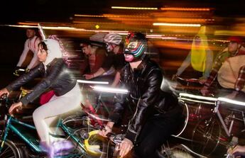 Halloween Bike Ride in Boston